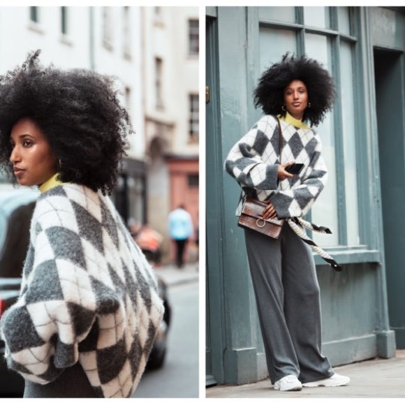 Pringle | Sweaters | Nwt Pringle Of Scotland X Hm Argyle Oversized Crop ...